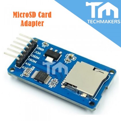 MicroSD Card Adapter Module With SPI Interface for Arduino DIY Micro SD ...