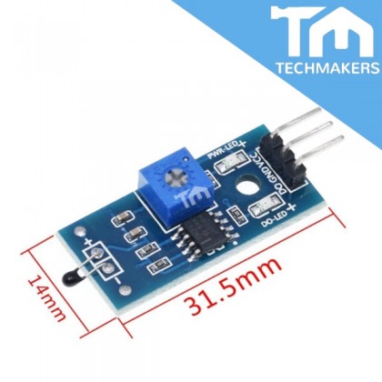 4-Pin NTC 10K Thermistor Ambient Temperature Digital Sensor Module ...