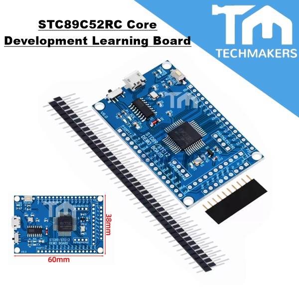 STC89C52RC Core Development Learning Board TECHMAKERS