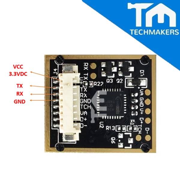 As608 Optical Fingerprint Reader Module