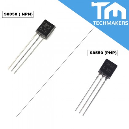 S8550 8550 Bipolar Transistor 0.5A/40V PNP TO-92 Small Signal Amplifier ...