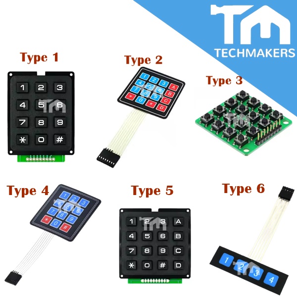 switch matrix arduino